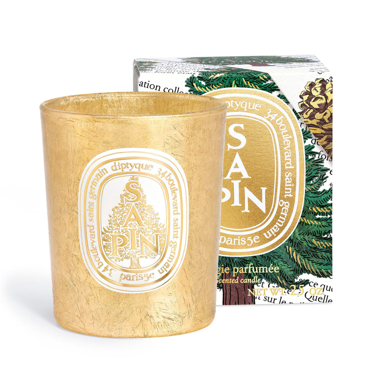 Diptyque Sapin Candle 70g Limited Edition 2025 | Fresh Pine & Golden ...